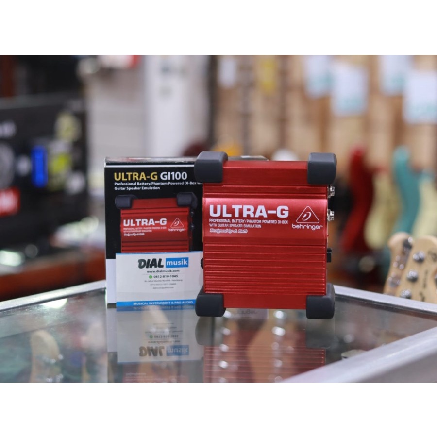 Jual Behringer Ultra GI100 Professional Battery Phantom Powered DI BOX ...