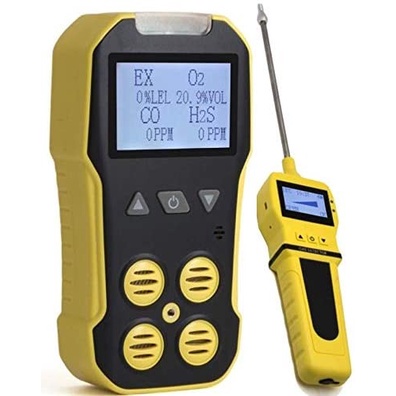 Jual Pump Multi 4 in 1 Gas Detector Gas Meter O2 H2S CO LEL Oxygen ...