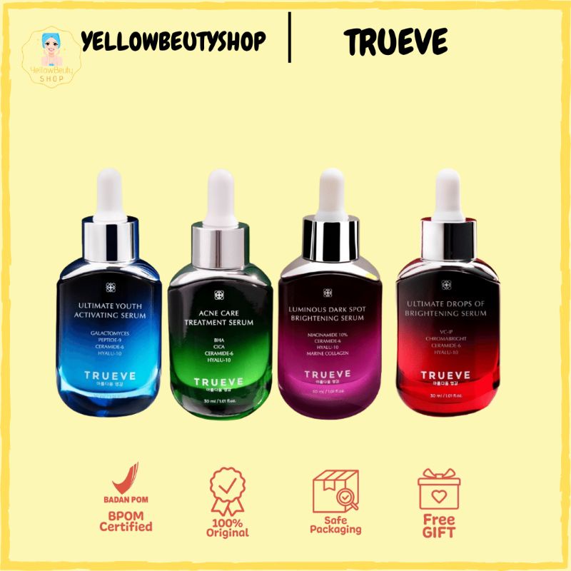 Jual TRUEVE Luminous Dark Spot Brightening Serum 30 ML | Shopee Indonesia