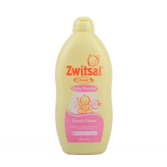 Jual ZWITSAL CLASSIC BABY POWDER FRESH FLORAL 300 G | Shopee Indonesia