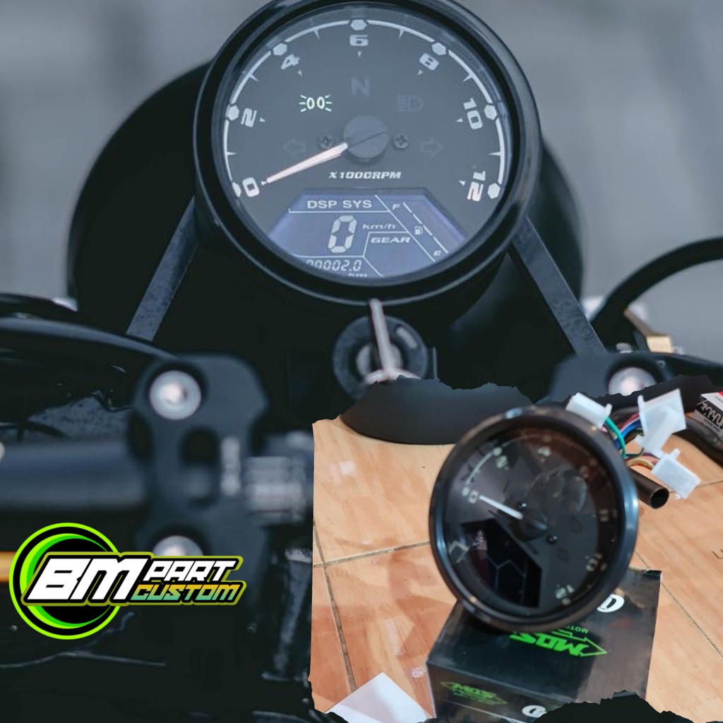 Jual SPIDOMETER DIGITAL SPIDO BABON BULAT SPIDO DIGITAL GEDE RETRO ...