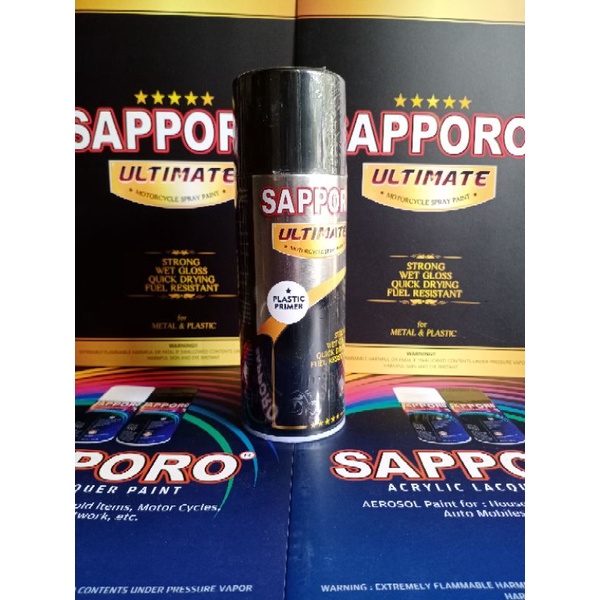 Jual Sapporo Ultimate PPU Plastic Primer/ sapporo spray/ cat semprot | Shopee Indonesia