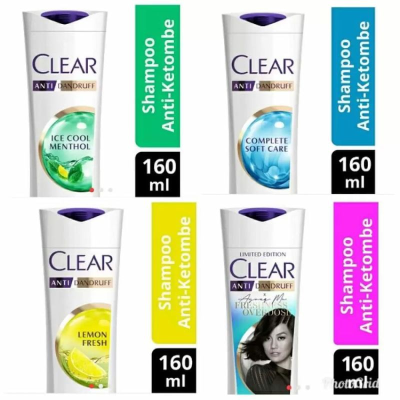 Jual SHAMPOO CLEAR 160ML | Shopee Indonesia