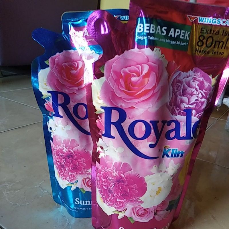 Jual Pewangi Soklin Royal Softener 800ml | Shopee Indonesia
