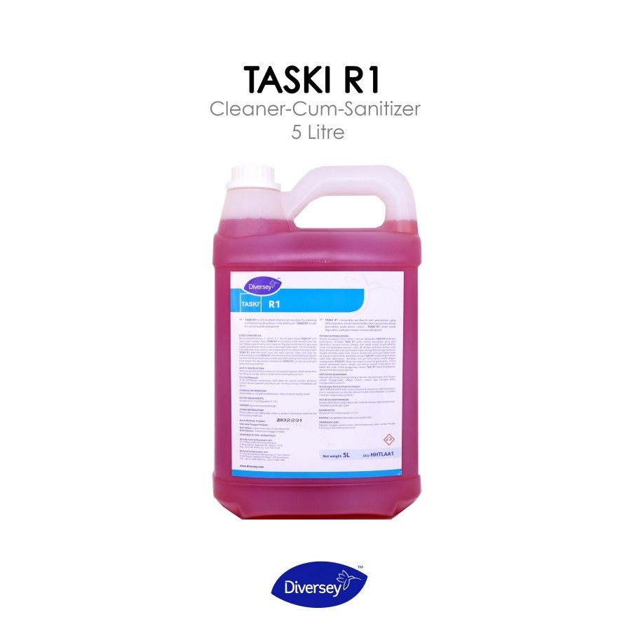 Jual Diversey TASKI R1 Cleaner Sanitizer (Pembersih Kamar Mandi) 5 ...
