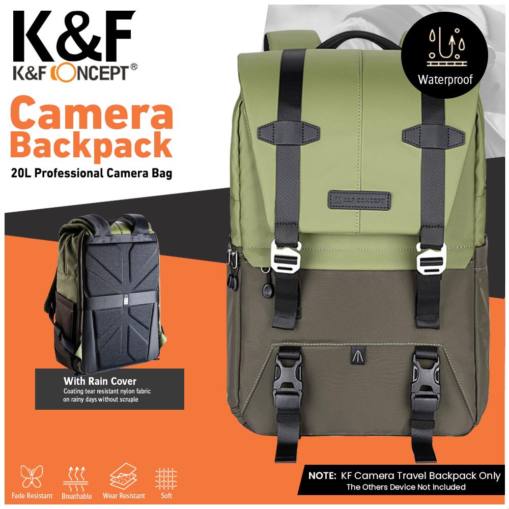 Jual KNF Concept 20L Tas Beta Backpack Waterproof Photography Laptop with Rain Cover Indonesia ...