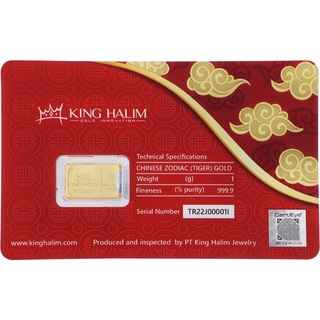 Jual LOGAM MULIA EMAS KING HALIM 1GR - CHINESE ZODIAC TIGER | Shopee ...