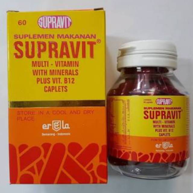 Jual SUPRAVIT Multi Vitamin 60 Tablet | Shopee Indonesia