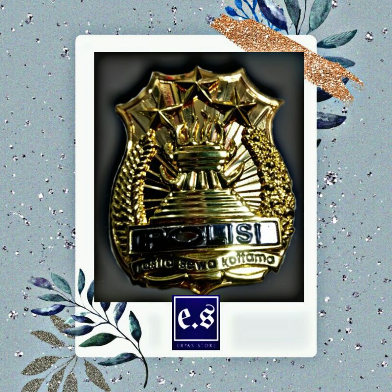 Jual pin lencana kewenangam polisi asli pembagian jatah polri | Shopee ...