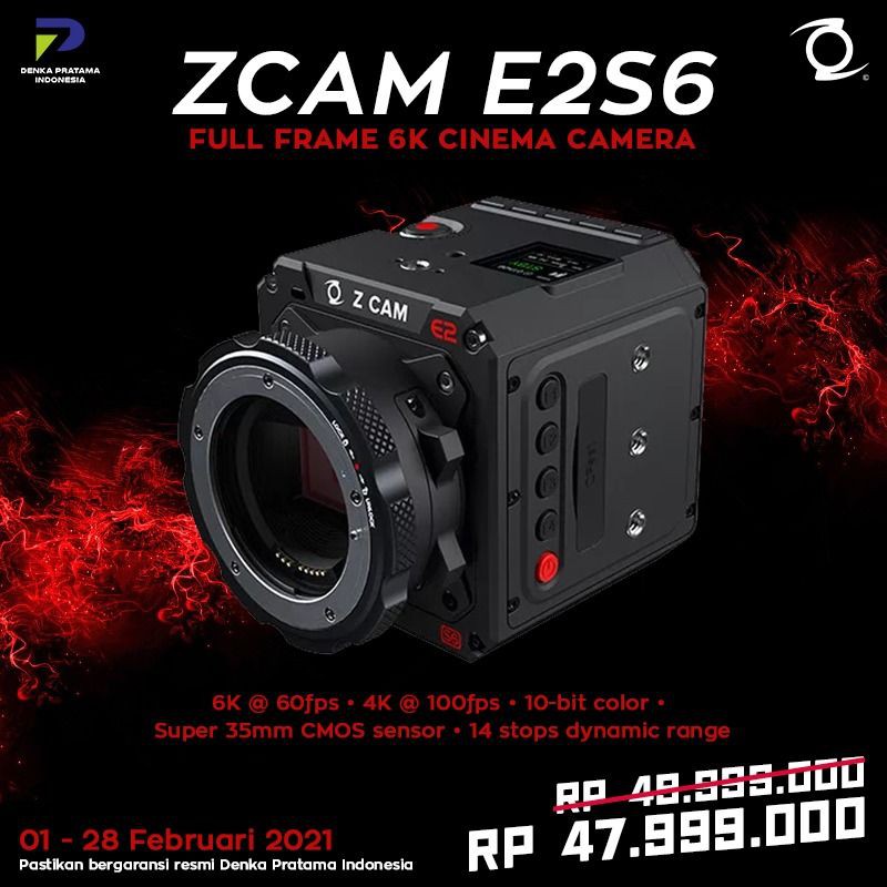 ZCAM E2-S6 SUPER 35 6K CINEMA CAMERA EF LENS MOUNT ZCAM ES26 ORIGINAL ...
