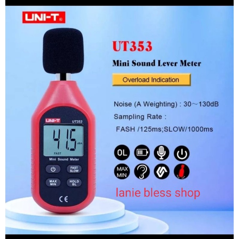 Jual sound noise level meter decibel meter pengukur kebisingan suara ...