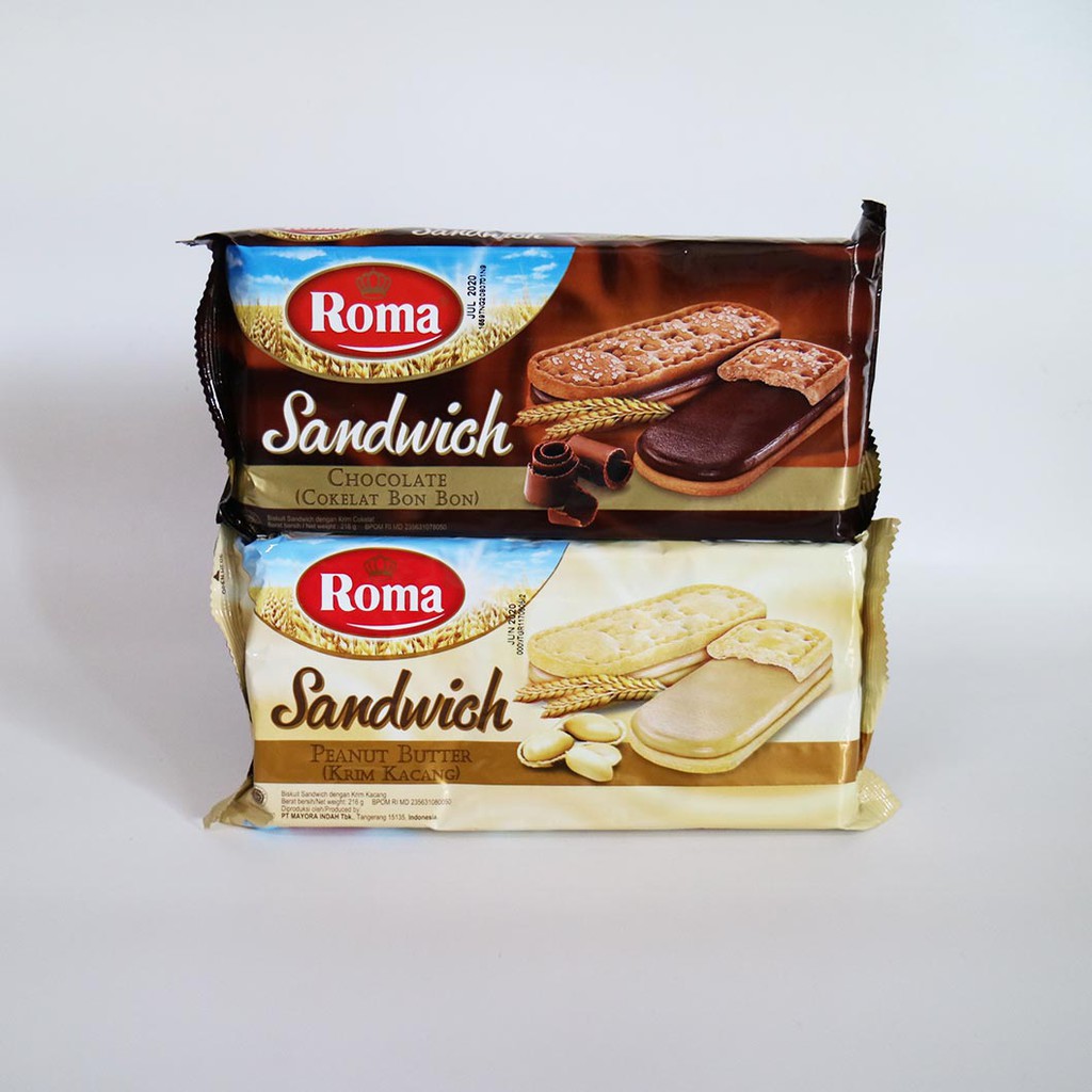 Jual Roma Sandwich Cream 189gr | Shopee Indonesia