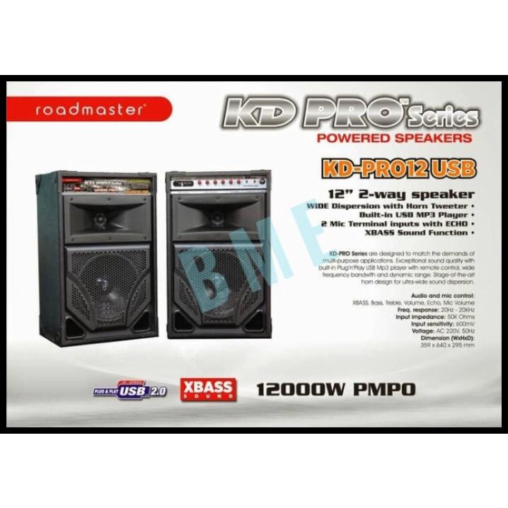 Harga Speaker Aktif Roadmaster Kd Pro 12 Usb Terbaru Desember 2022 ...