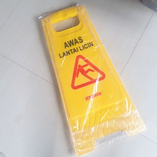 Jual Awas Lantai Licin / Rambu Lantai Basah / Keselamatan | Shopee ...