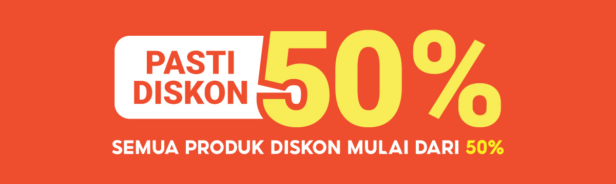 Pasti Diskon 50%