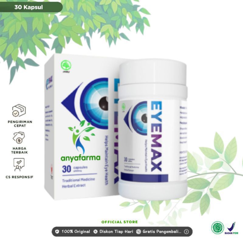 Jual EYEMAX ASLI ORIGINAL OBAT MATA PLUS MINUS RABUN KATARAK GLUCOMA ...