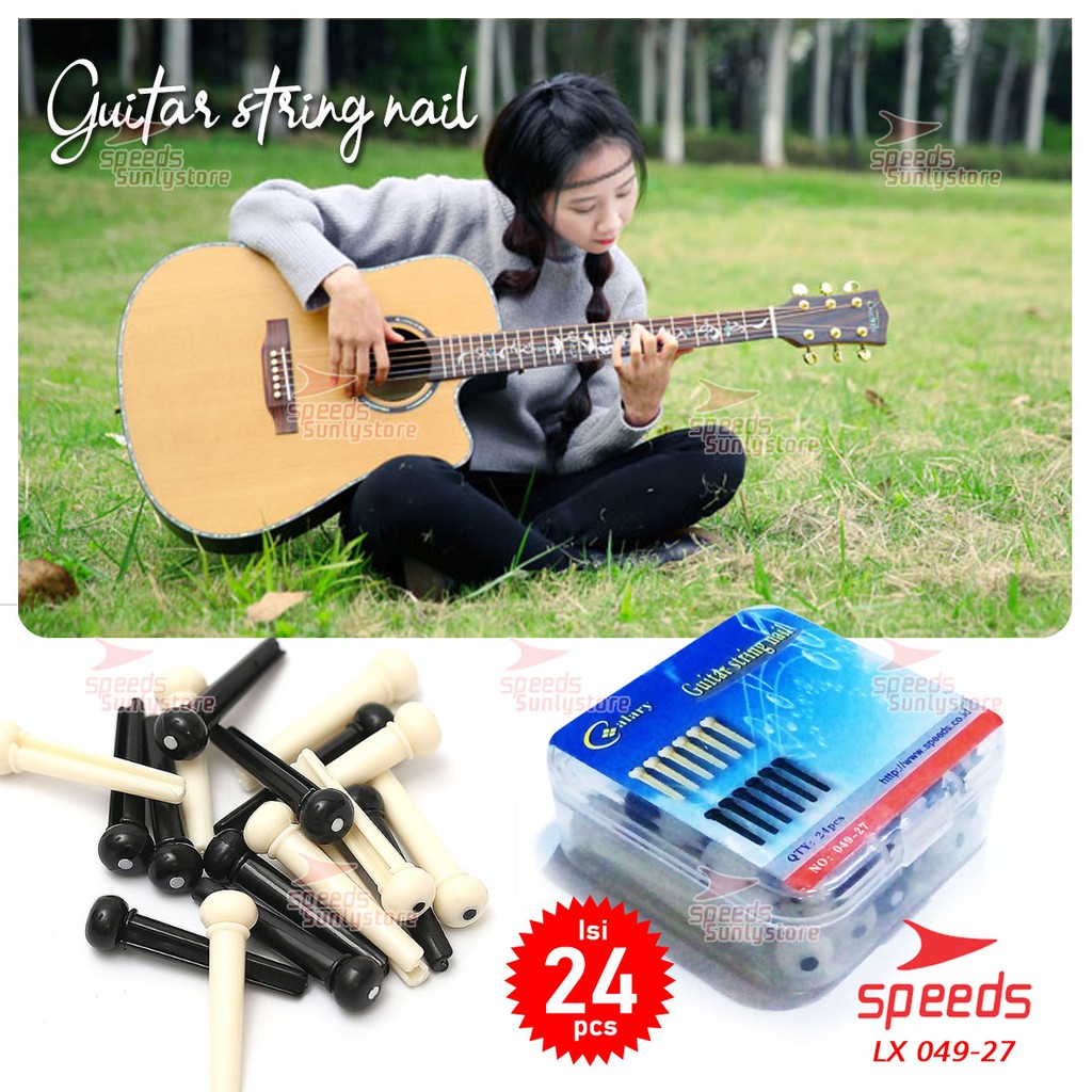Jual SPEEDS Pin Sadle Gitar Bridge Pins Guitar Alat Musik Bridge Pin ...