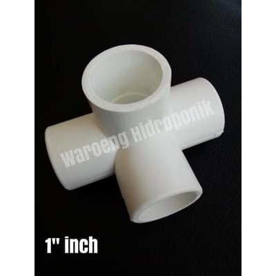 Jual DOUBLE TEE 1" / T PRALON 4 ARAH / FITTING PIPA | Shopee Indonesia