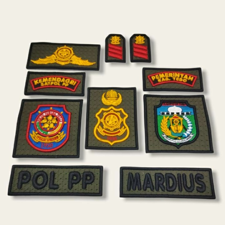 Jual BORDIR TIMBUL POL PP MOTIF DASAR LUSTER ATRIBUT PDL POLPP | Shopee ...