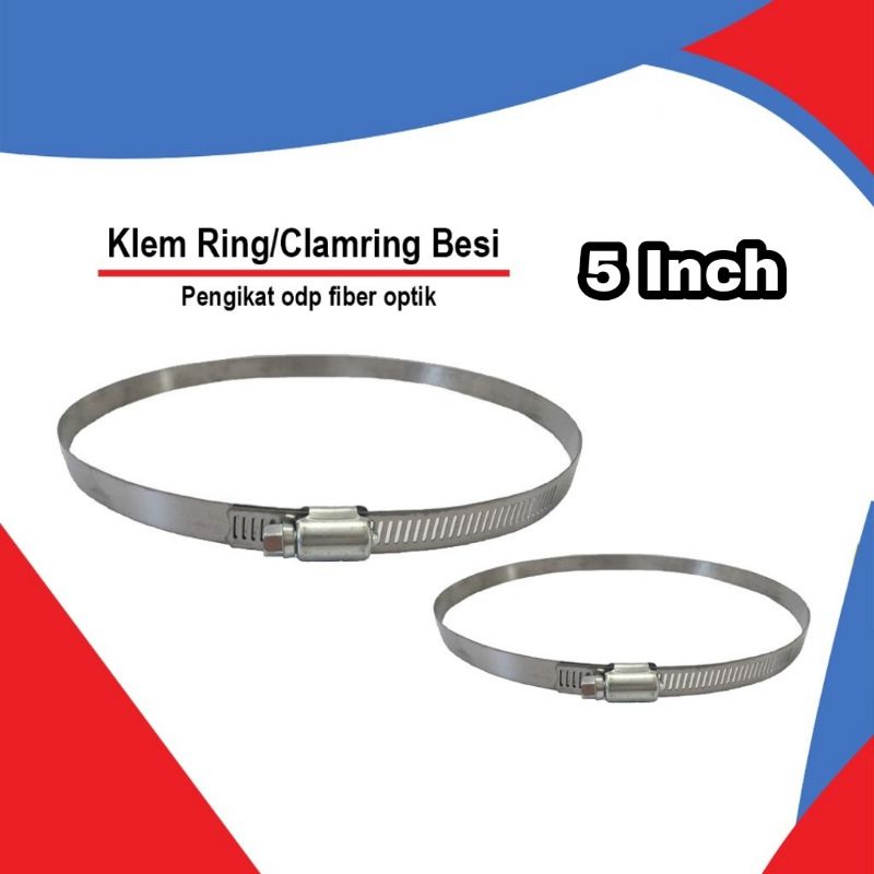 Jual Stainless Hose Clamp Ring Klem Tiang Pengikat ODP Fiber Optic 5 ...
