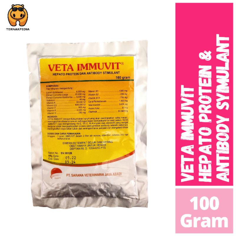 Jual Veta Immuvit 100 gr - Meningkatkan Daya Tahan tubuh - Hepato ...