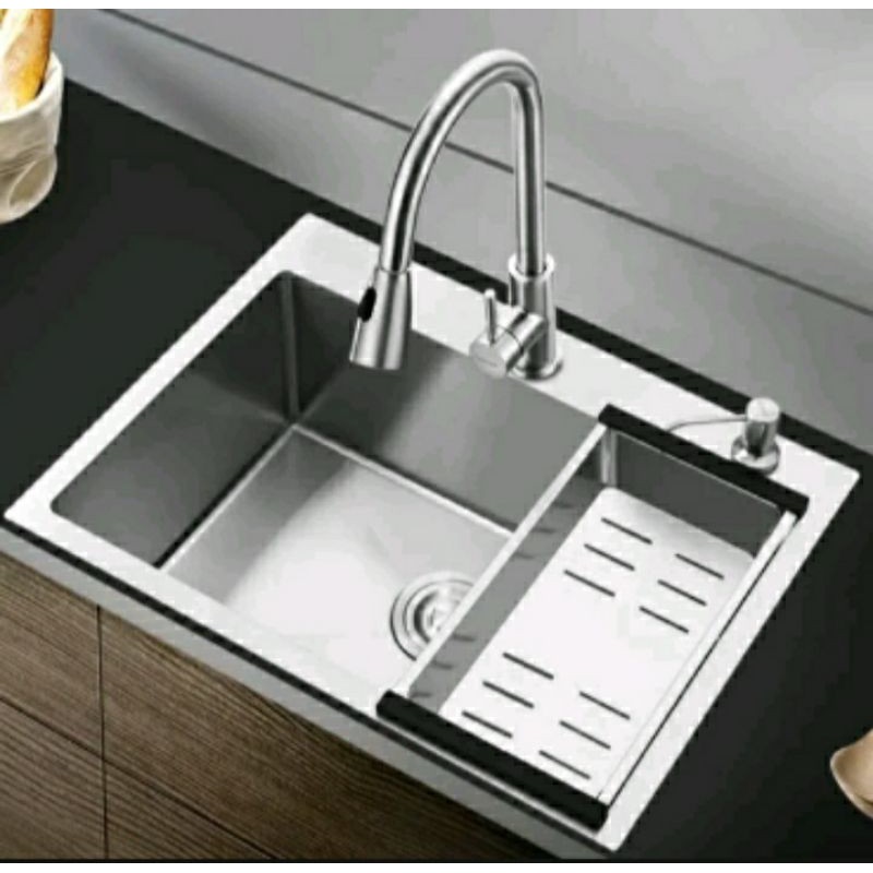 Paketan Kitchen Sink Stainless 6045 Lengkap & Bak Cuci Piring Lengkap ...