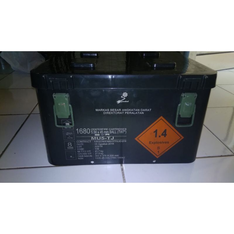 Jual Kotak Bekas AMUNISI Peluru Box Serbaguna PINDAD | Shopee Indonesia