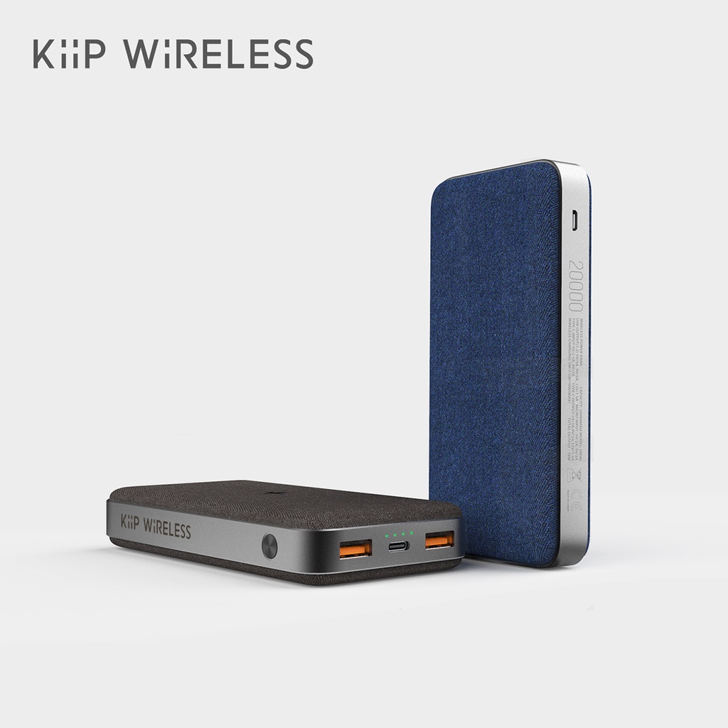 Jual KiiP WIRELESS EW40 Power Bank 15W Fast Charging PD&QC 3.0 20W 20000mAh | Shopee Indonesia