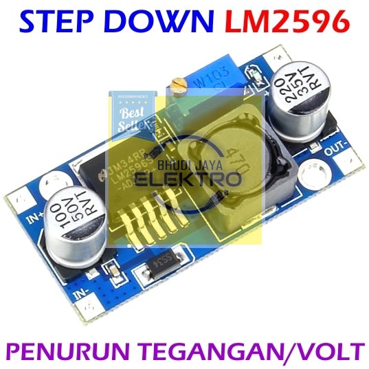 Jual LM2596 DC DC Step Down Voltage Regulator LM 2596 Penurun Tegangan Indonesia|Shopee Indonesia
