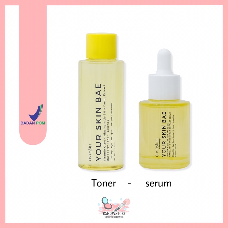 Jual Avoskin Your Skin Bae Vitamin C 3% + Niacinamide 2% + Mandarin ...