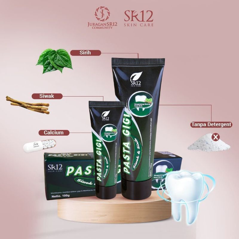 Jual Pasta Gigi Siwak dan Sirih SR12 | Shopee Indonesia