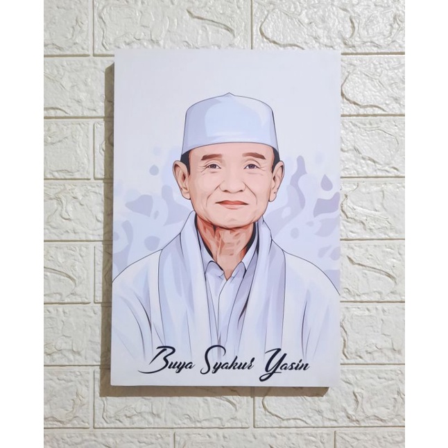 Jual Poster Kayu Buya Syakur Yasin | Shopee Indonesia