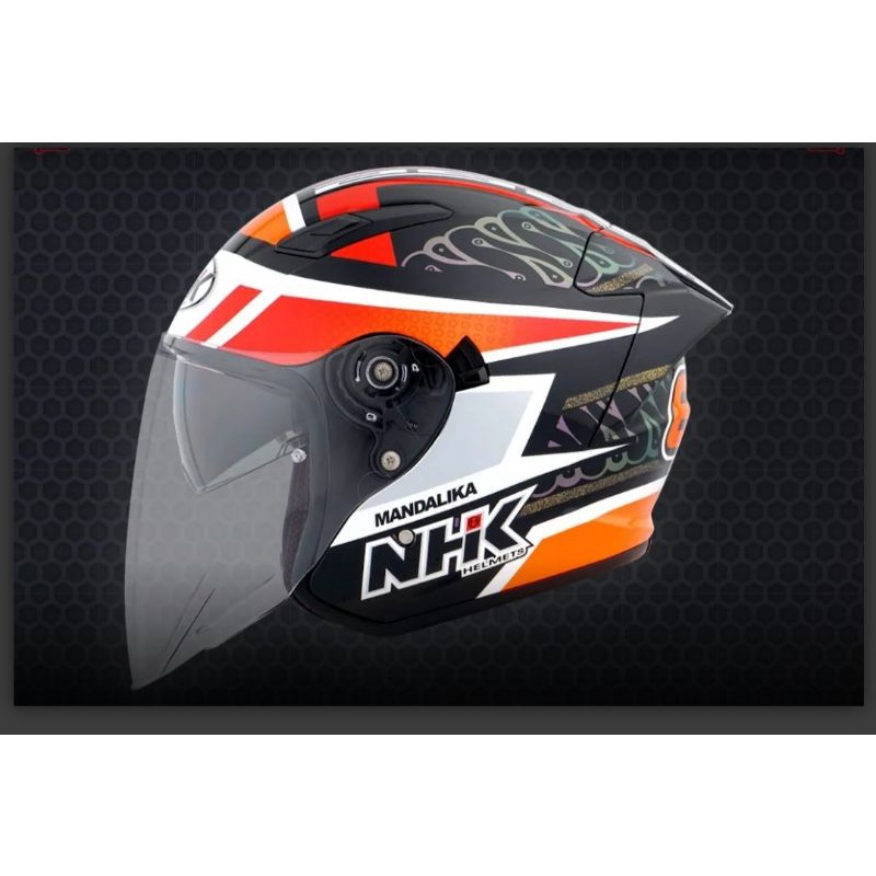 Jual Kaca/Visor NHK S1 GP PRO dan NHK R6 Flat Iridium | Shopee Indonesia