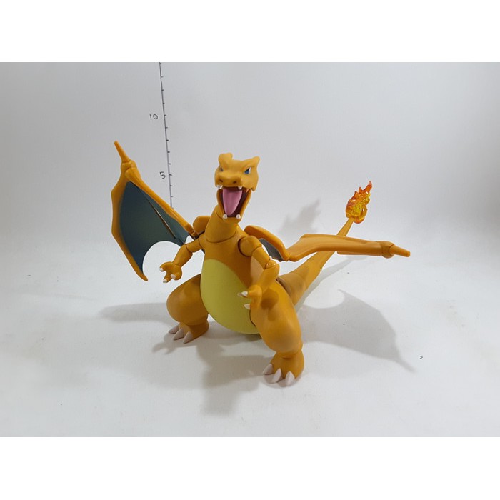 Jual SHF Pokemon Charizard Dragon Figure Ash Limited Lizardon flame ...