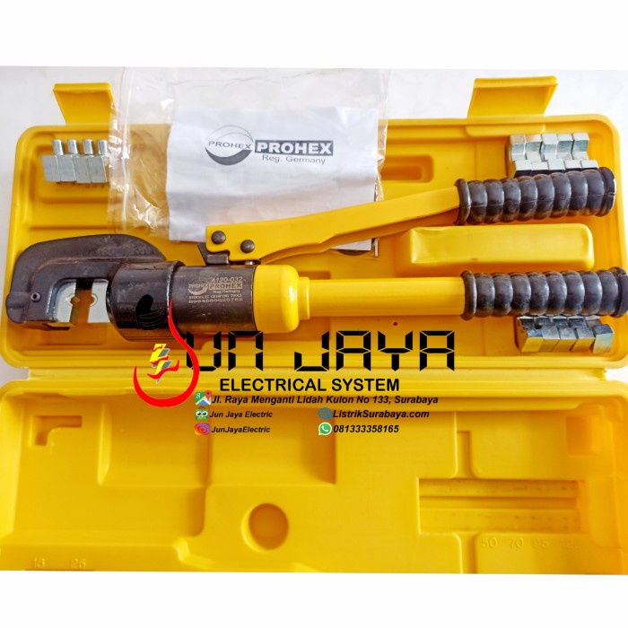 Jual Tang Press Skun Hidrolik Prohex 120 / Hydraulic Crimping Tool ...