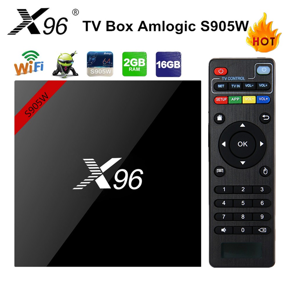 Jual New Smart Android TV Box X96W 2/16GB Amlogic S905W 4K Ultra HD not X96 Mini | Shopee Indonesia