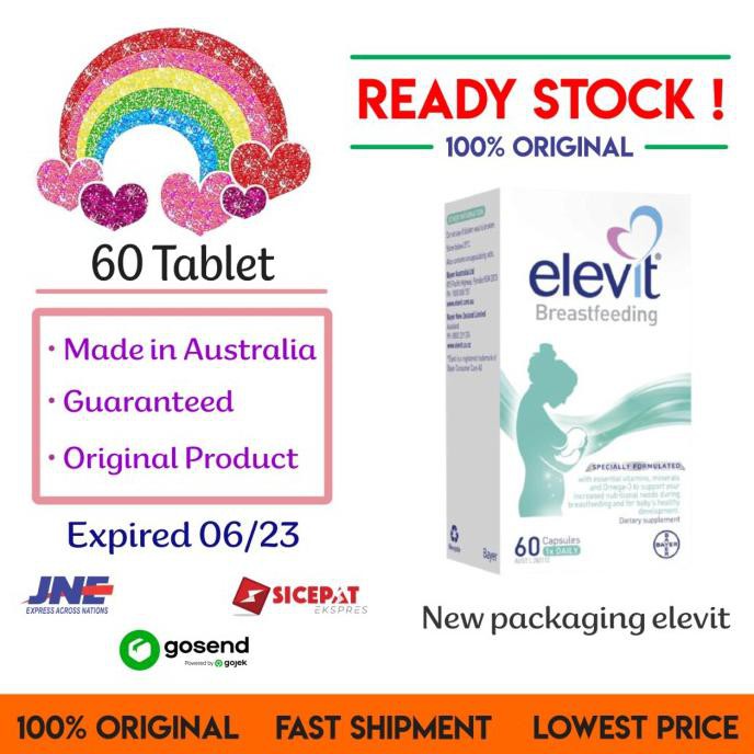 Jual Elevit Breastfeeding Multivitamin Capsules 60 Ori | Shopee Indonesia