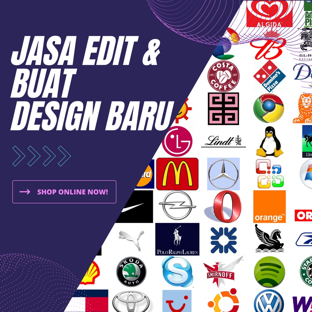 Jual Jasa Edit & Buat Design Profesional Baru Logo Stiker Brosur ...