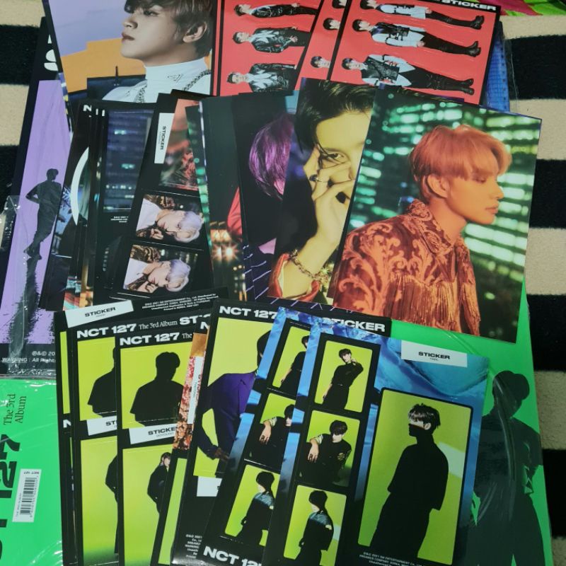 Jual NCT 127 Postcard / Sticker - Official from NCT127 Album Sticker ...