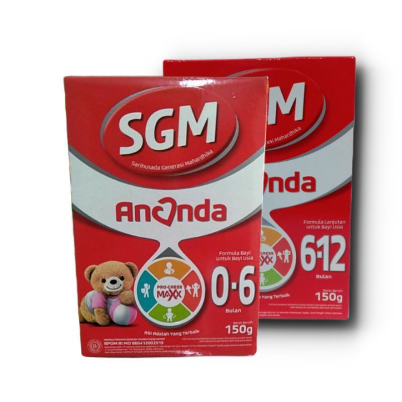 Jual SGM ANANDA 6-12 bulan 150 GR | Shopee Indonesia