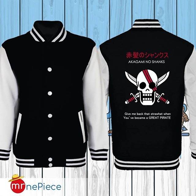 Jual Jaket Anime One Piece Jolly Roger Akagami no Shanks | Shopee Indonesia
