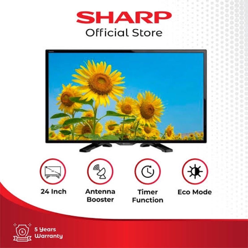 Jual LED TV SHARP AQUOS 24" 2TC24DDII TELEVISI SHARP 24 INCH + BRACKET ...