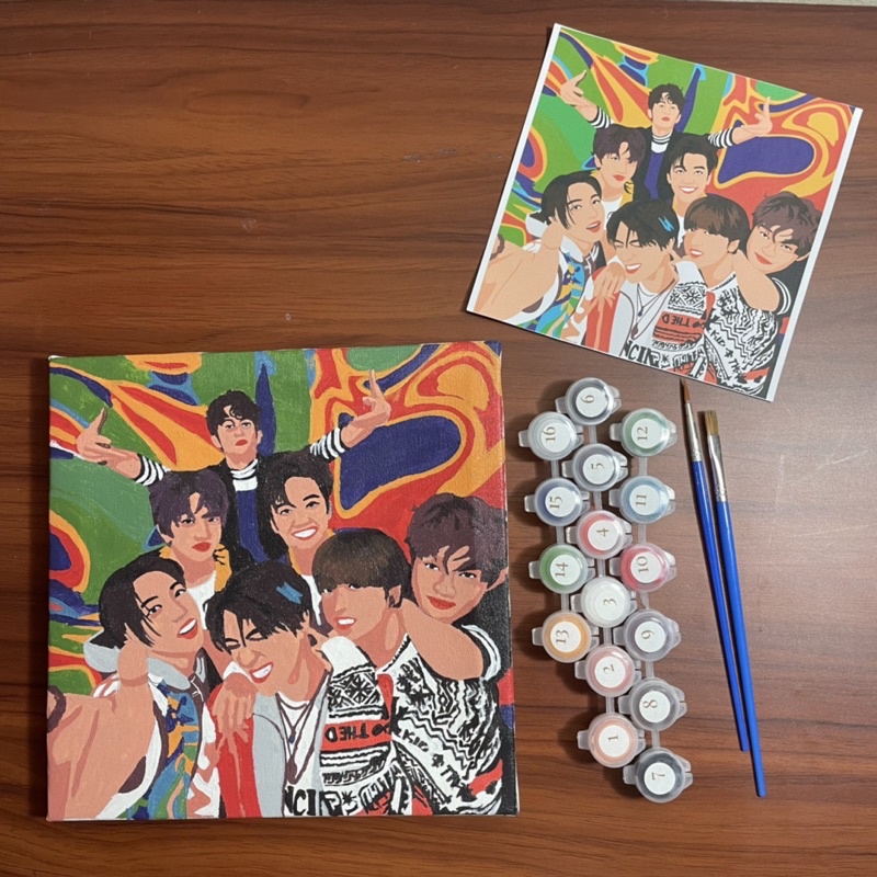 Jual PAINT BY NUMBER NCT WITH FRAME / NCT DREAM / MARK RENJUN JENO ...