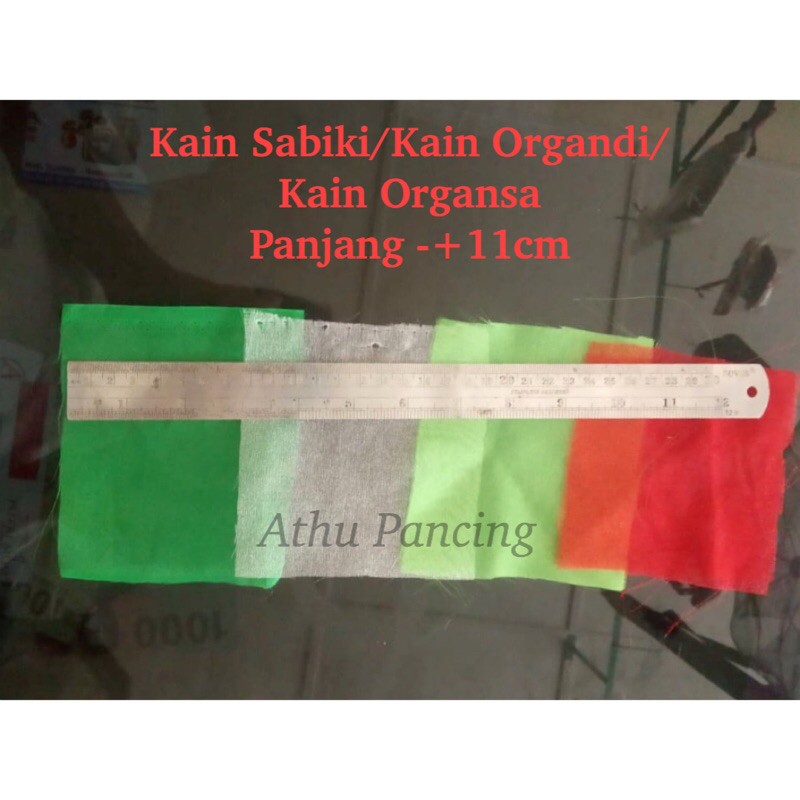 Jual Kain Sabiki Kain Sutera Kain Organdi Kain Organsa Umpan Kotrek ...