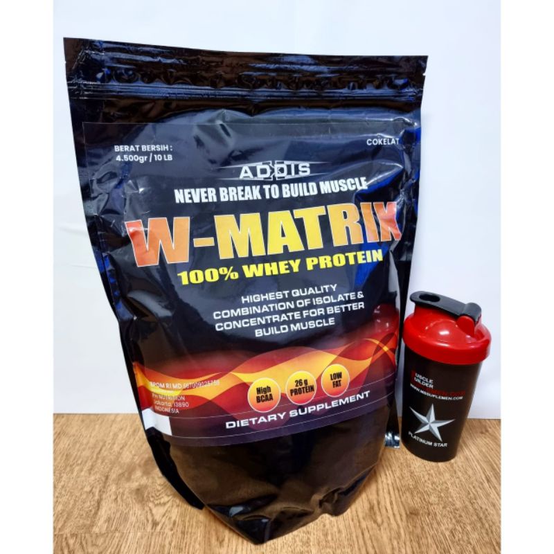 Jual Addis W-Matrix Whey Protein 10 lbs W Matrix Wmatrix Master ...