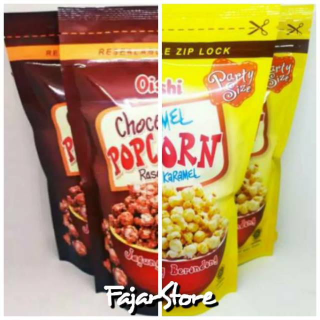 OISHI Popcorn Rasa Coklat & Caramel 100 g | Shopee Indonesia