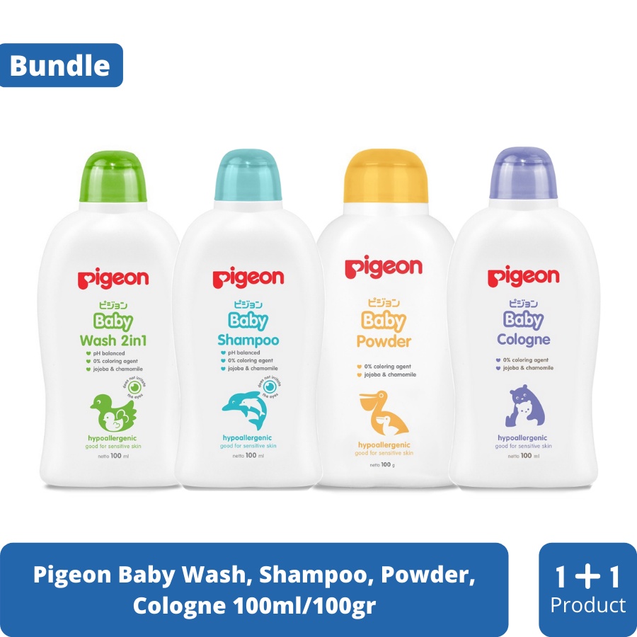 Jual Pigeon Paket Mandi Sabun Wash Shampoo Bedak Cologne Minyak Wangi ...