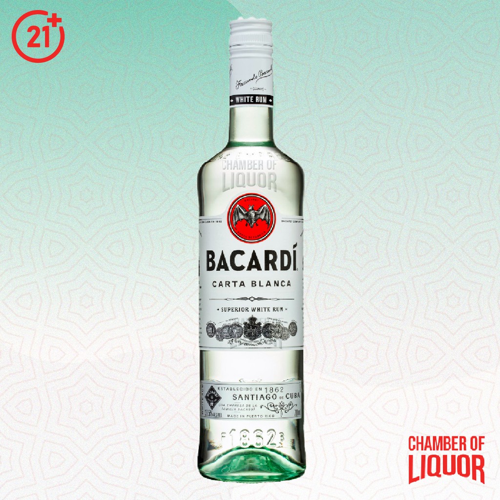 Jual Bacardi Light Carta Blanca Superior White Rum 750ml Indonesia ...
