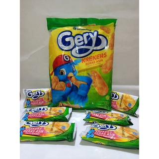 Jual GERY RICE CRACKER KREKERS BERAS ASIN BUCIN SNACK | Shopee Indonesia
