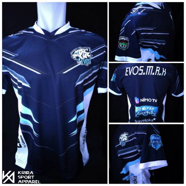 Jual BAJU KAOS JERSEY GAMING EVOS ESPORT 2018 ANAK JUMBO CUSTOM GAME ...